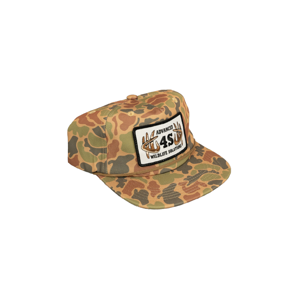 Rope Hat Old School Camo 2 4S Advanced Wildlife Solutions rope-hat-old-school-camo-2-4s-advanced-wildlife-solutions